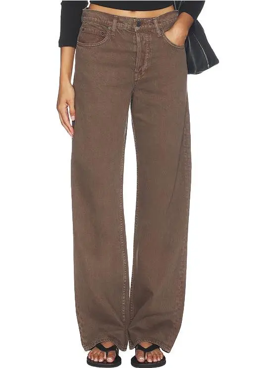 GRLFRND Bella Low Rise Boyfriend Jeans - Brownstone