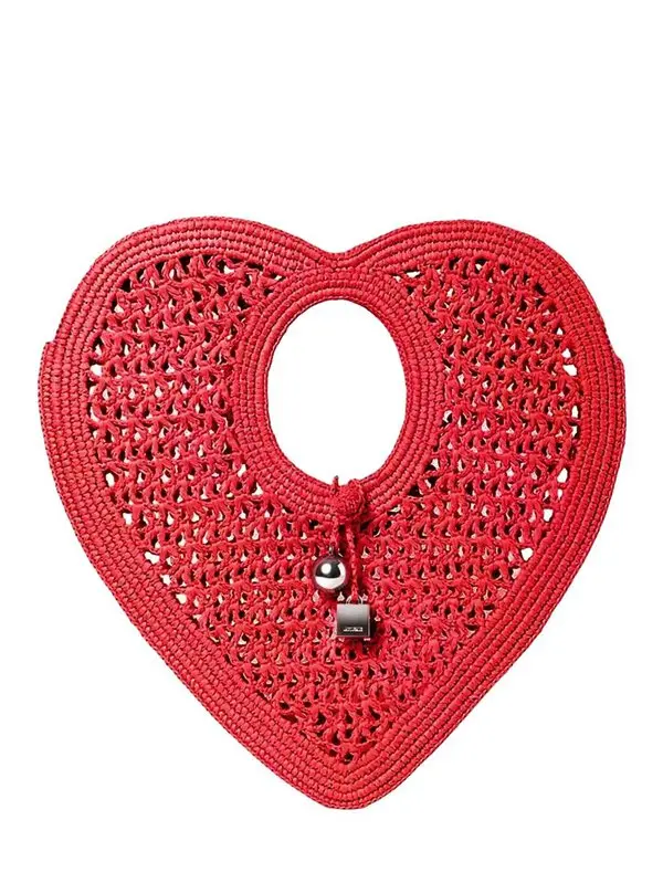 Jacquemus Spiaggia Coeur Tote Bag - Red