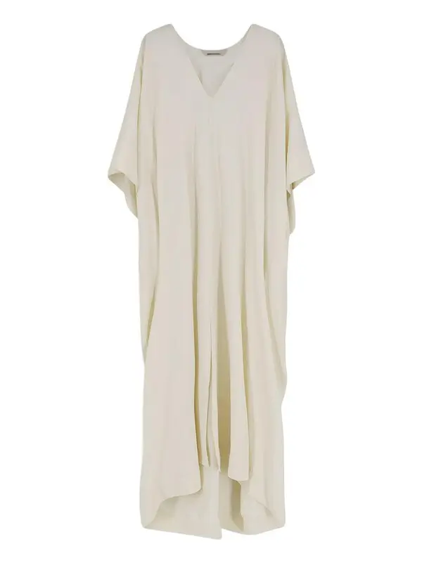 Alberta Ferretti Viscose Maxi Dress - Beige