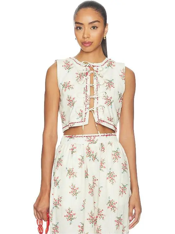 Agua Bendita Madison Cherish Top - Multi
