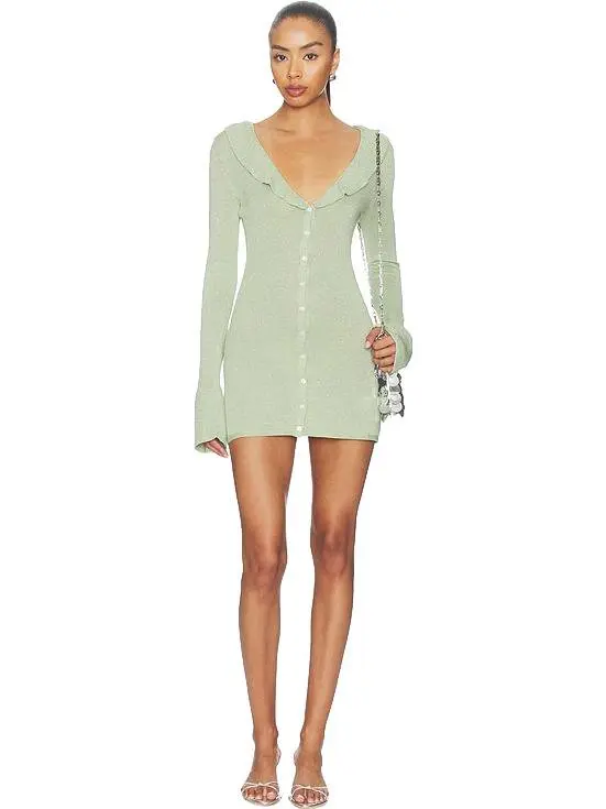 ASTA RESORT Anika Mini Dress - Green