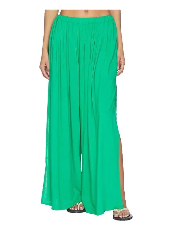 RIPLEY RADER Linen Flowy Pant - Green