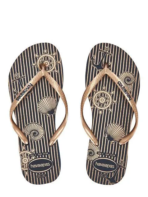 Havaianas Slim Nautical Sandal - Navy