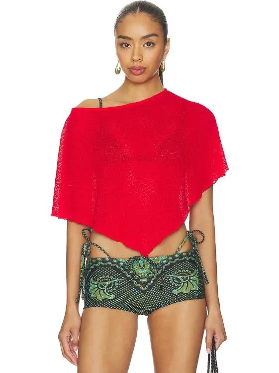 LOVERS AND FRIENDS Fayette Top - Red