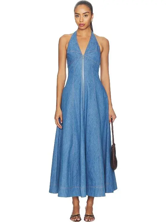 NICHOLAS Elsa Denim Dress - Blue