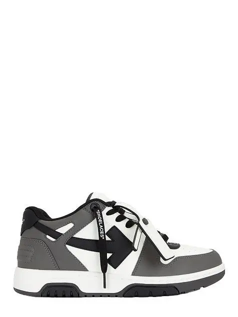 Off-White Out Of Office Calf Leather Sneaker - Grey