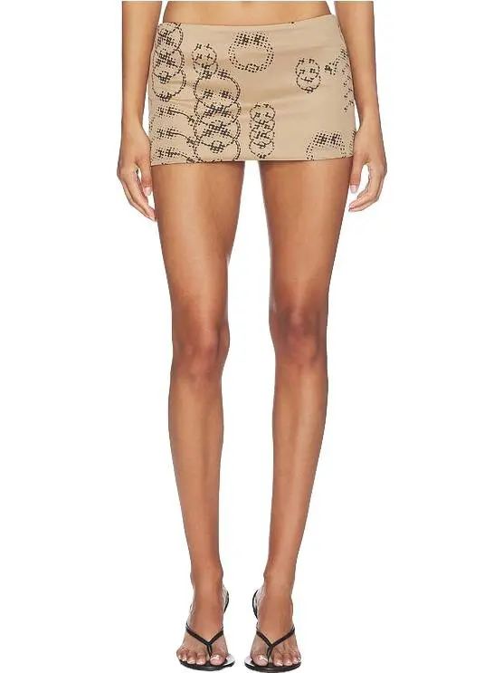 Lado Bokuchava Piercer Twentythree Skirt - Beige