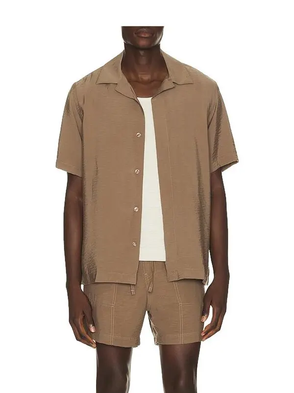 Nn07 Hank Short Sleeve Shirt 5971 In . Also - Brown