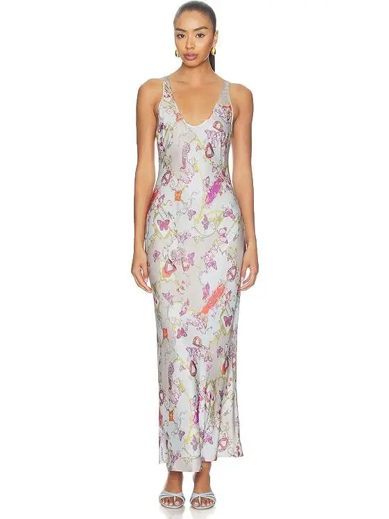 L'Agence Akiya Tank Dress - Blue