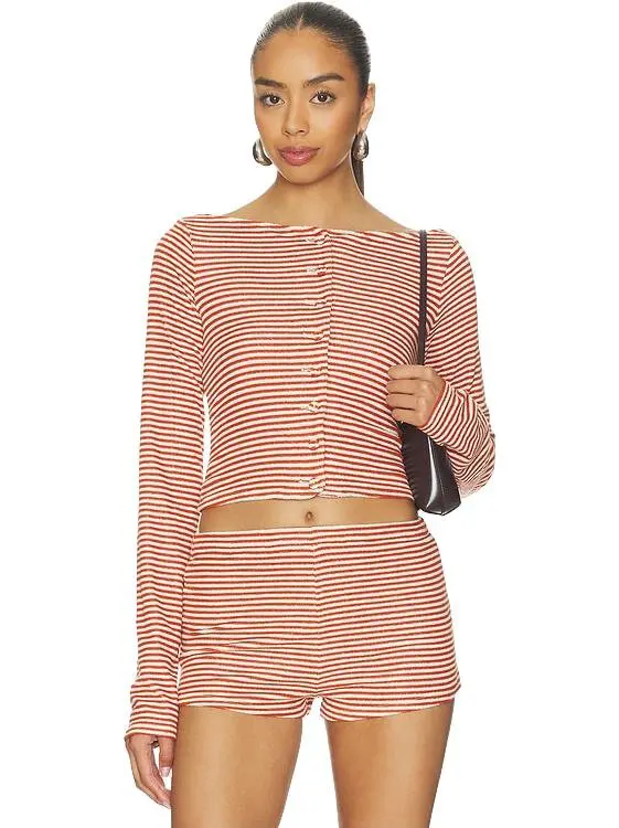 STONE COLD FOX X Revolve Isabel Terry Cardigan - Orange