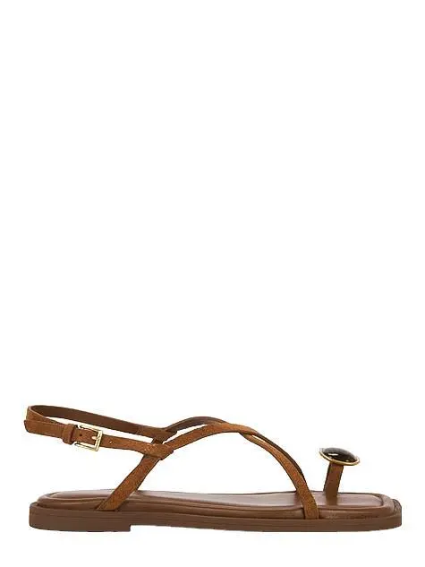 Rag & Bone Remi Flat Sandal - Brown