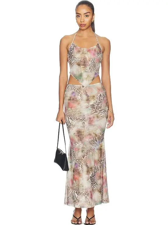 Superdown Tia Maxi Skirt Set - Neutral