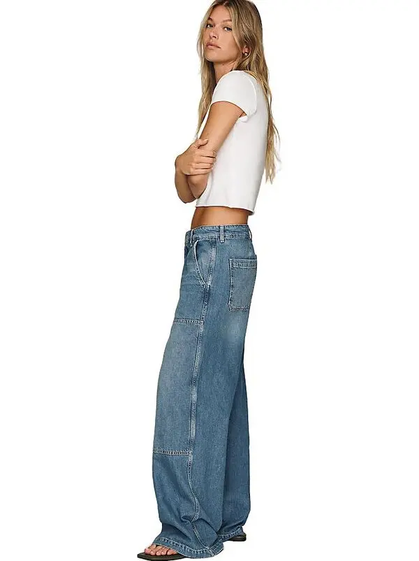 Ag Stella Mid-rise Wide-leg Jeans - Galaxy
