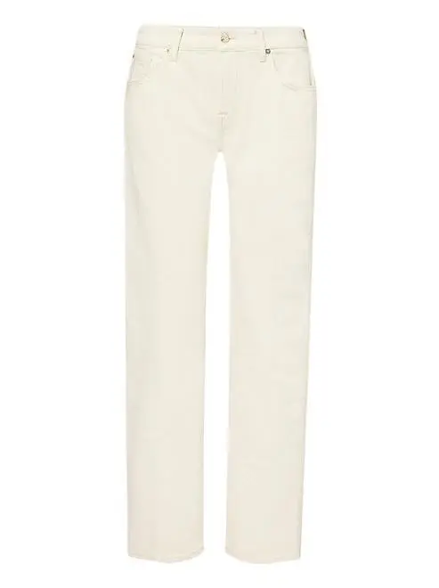 7 For All Mankind Calie Straight-leg Denim Jeans - Moondust
