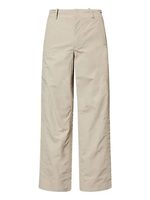Simkhai Nicolas Straight-leg Tech Woven Trousers - Fossil