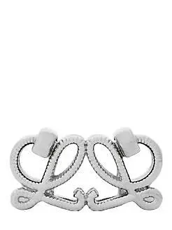 Loewe Double L Brass Dice Charm - Silver