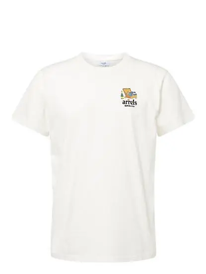 ARRELS BARCELONA X Cooper Stereo Crewneck Cotton-jersey T-shirt - White