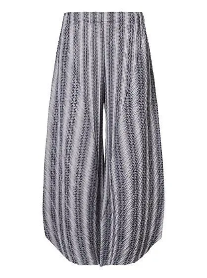 Issey Miyake Knitted Trousers - Gray