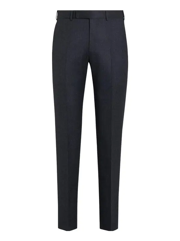 Zegna Tapered Leg Trousers - Black
