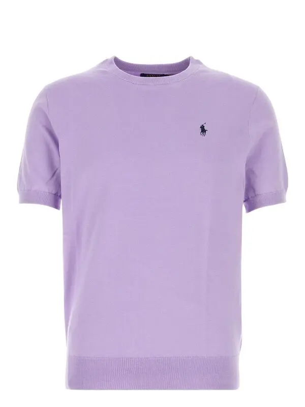Polo Ralph Lauren Lilac Cotton Sweater - Purple