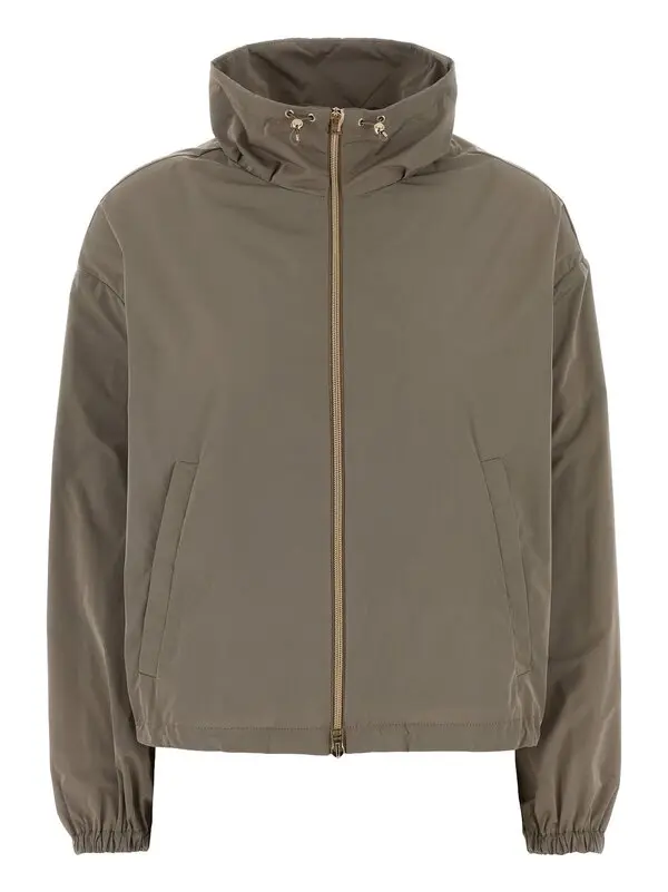 Herno Polyester Windbreaker Jacket - Grey