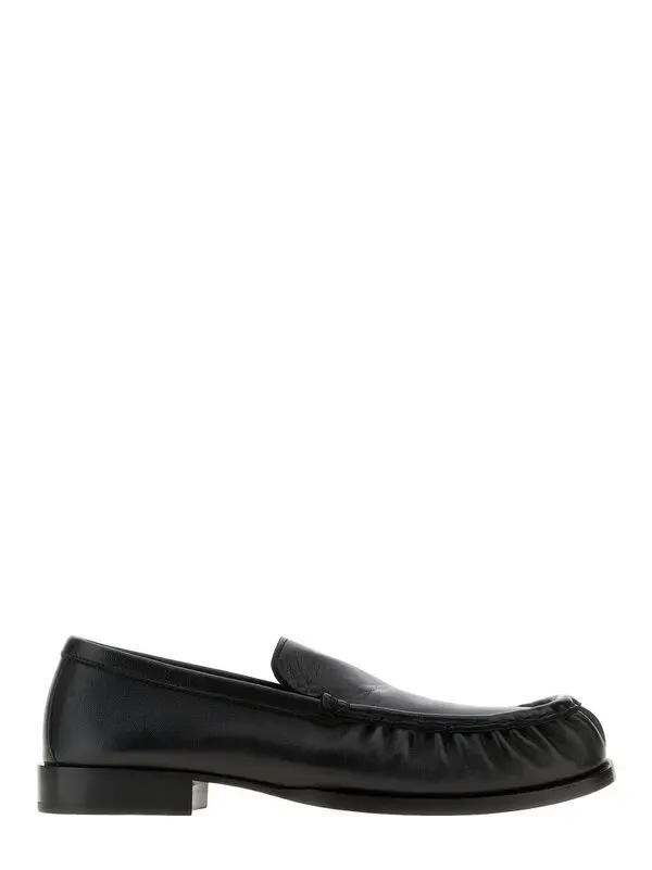 Dries Van Noten Leather Loafers - Black