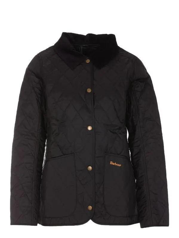 Barbour Annadale Quilted Jacket With Logo Embroidery - Black