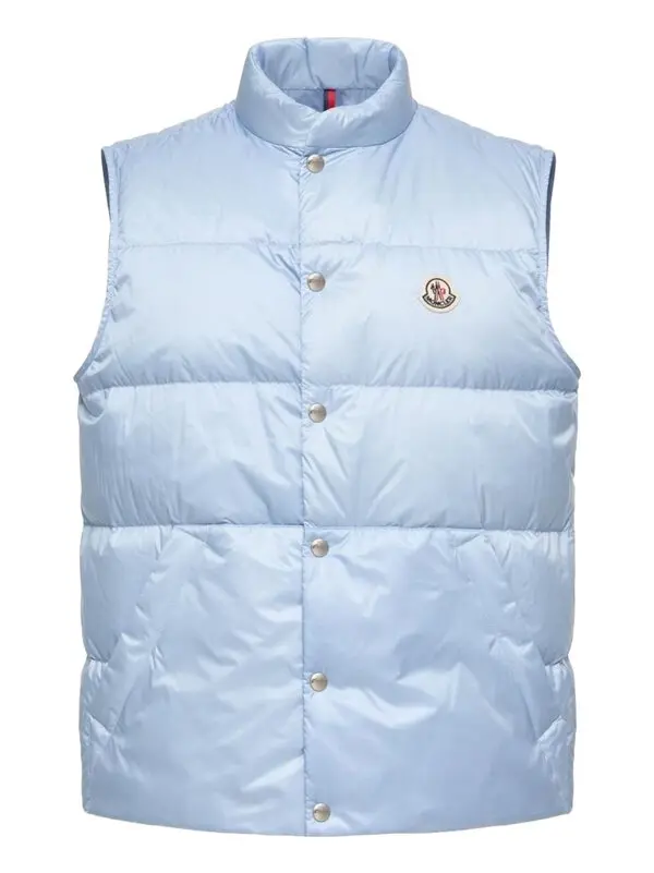 Moncler Tuquerouye Down Vest - Light Blue