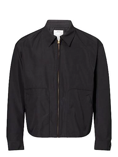 Visvim Somer Swing Wool And Silk Jacket - Black