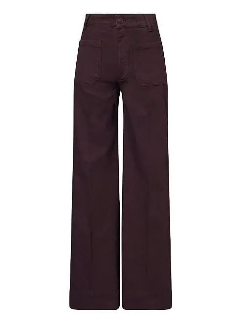 Victoria Beckham Alina Wide-leg Denim Jeans - Acai