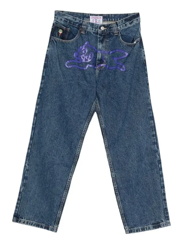 ICECREAM Belt Loop Jeans - Blue