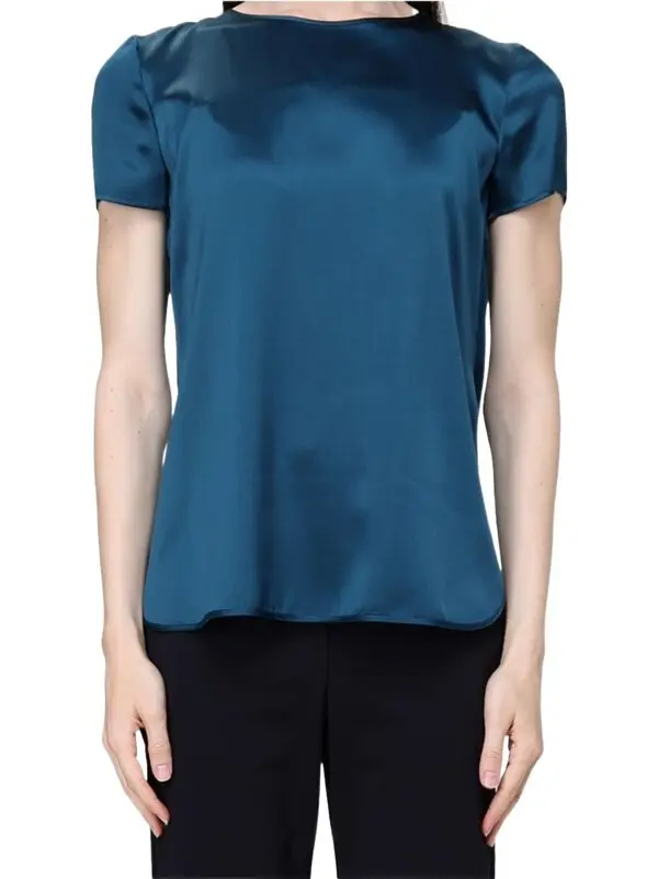Max Mara Crew Neck T-shirt - Blue