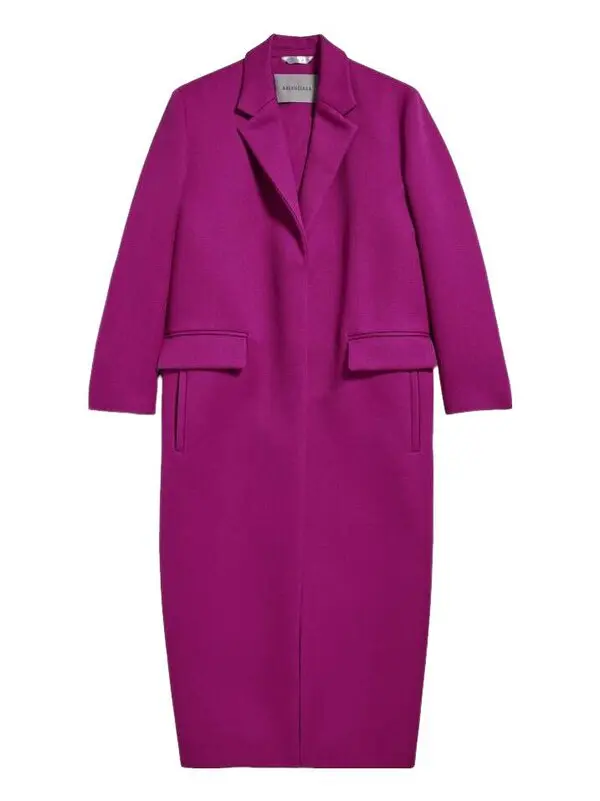 Balenciaga Long Sack Coat - Purple