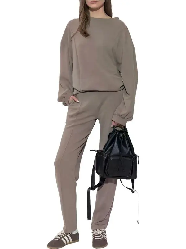 EA7 Core Lady Logo Plaque Tracksuit - Grey