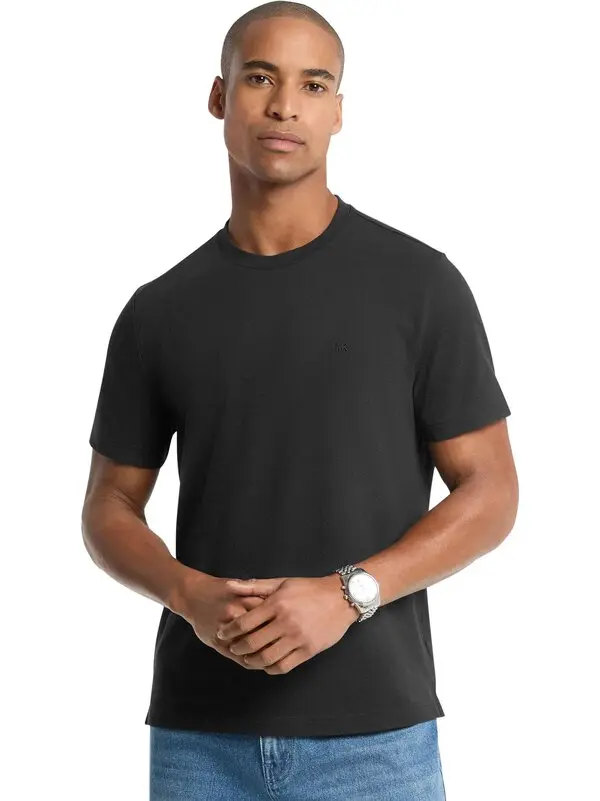 Michael Kors Cotton Piqué T-shirt - Black