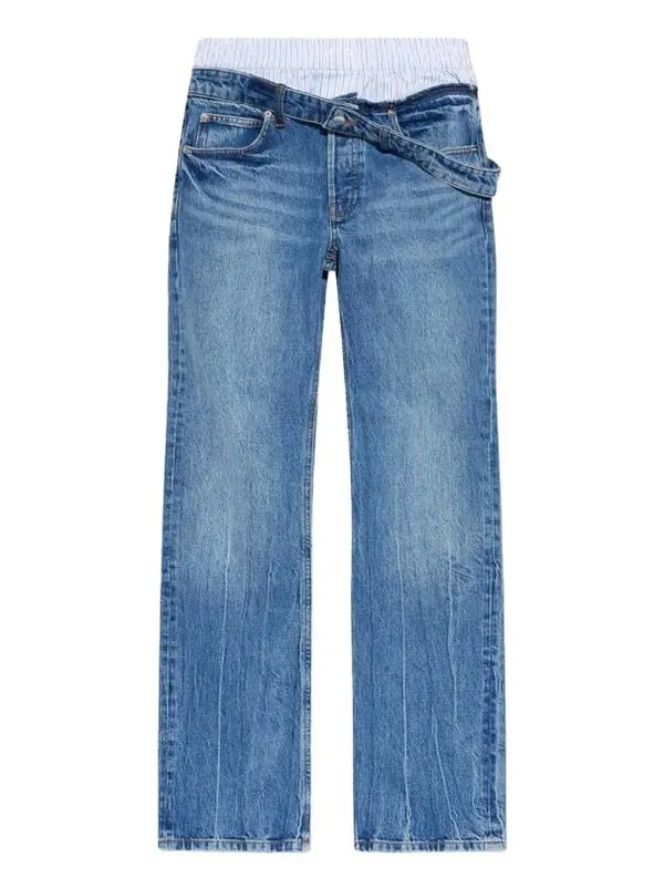 Alexander Wang Cotton Straight-leg Jeans - Blue