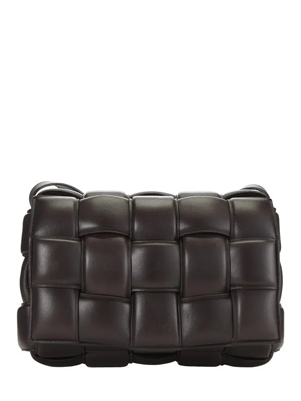 Bottega Veneta Maxi Intrecciato Padded Cassette Shoulder Bag - Brown
