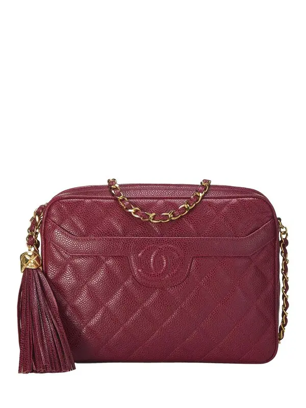 Chanel Caviar Pocket Camera Bag - Red