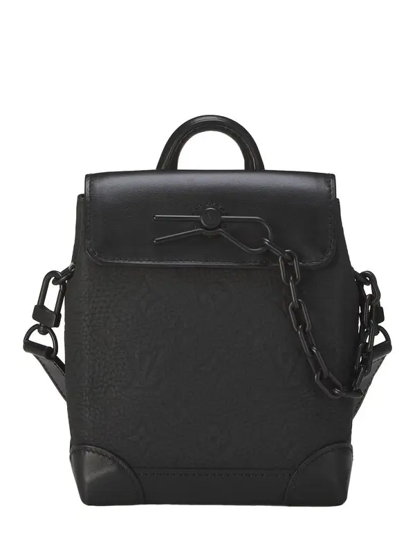 LOUIS VUITTON Taurillon Steamer - Black