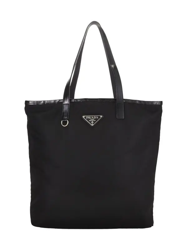 Prada Tessuto Nylon Tote - Black