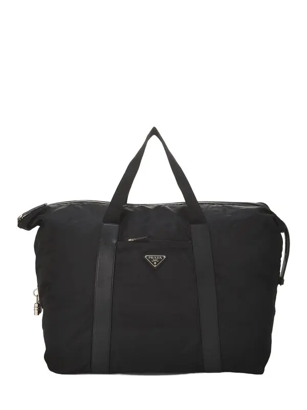 Prada Nylon Duffle Bag - Black