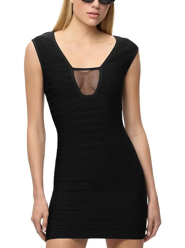 Herve Leger The Bella Dress - Black