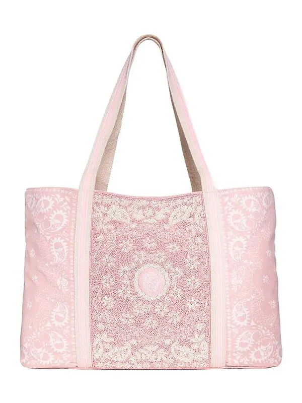 Aqua Bendita Embellished Large Tote - Multi