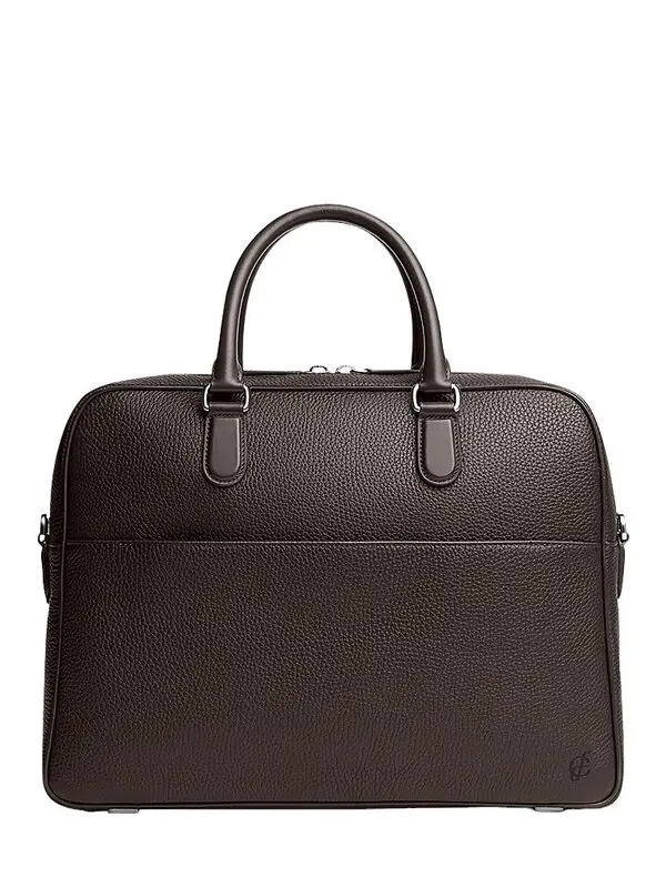 CARL FRIEDRIK Dunloe Briefcase - Chocolate