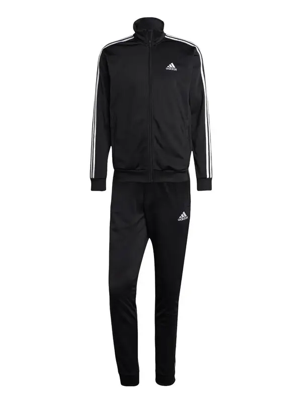 Adidas Basic 3-stripes Tricot Tracksuit Asia Sizing - Black