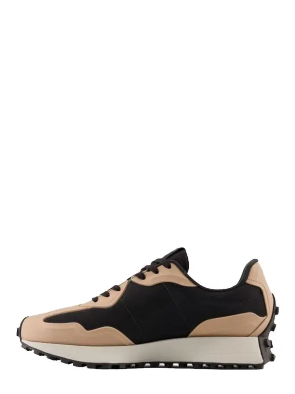 NEW BALANCE 327 Casual Lace-up Sneakers - Tan/black