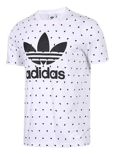 Adidas Originals Polka Dots Large Logo Short Sleeve - White