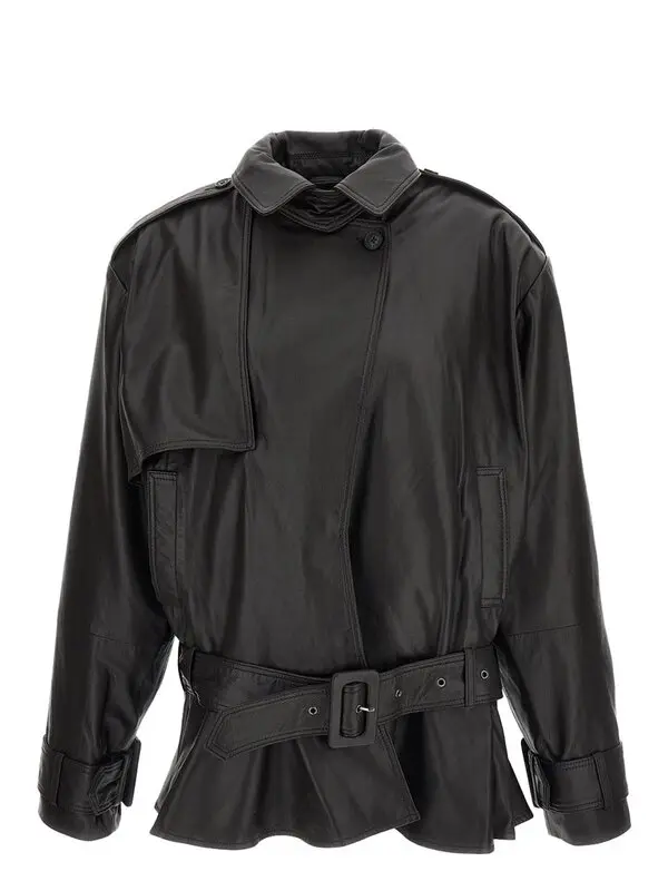 ROTATE BY BIRGER CHRISTENSEN Belted Jacket - Multicolor