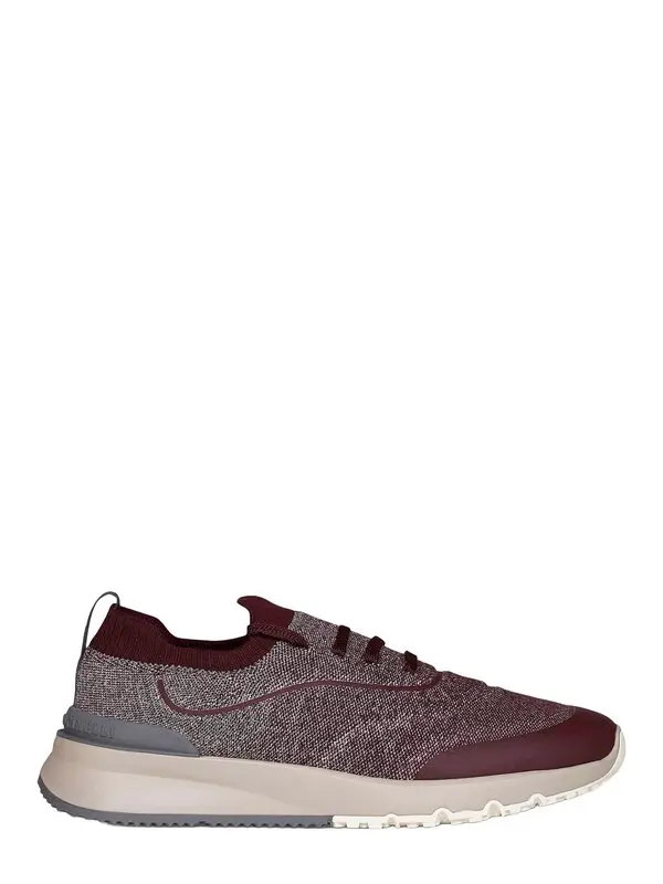 Brunello Cucinelli Techno Cotton Knit Runners - Multicolor