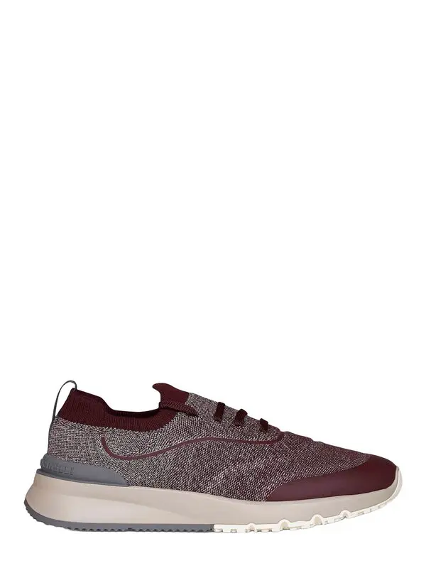 Brunello Cucinelli Techno Cotton Knit Runners - Multicolor
